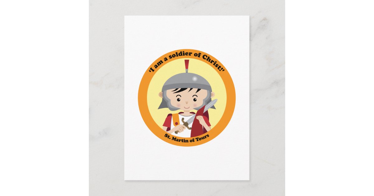 St. Martin of Tours Postcard | Zazzle