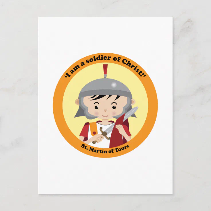St. Martin of Tours Postcard | Zazzle