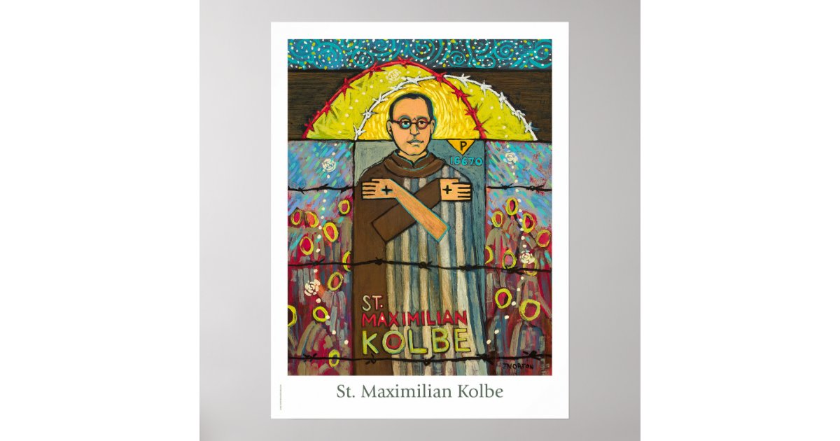 St. Maximilian Kolbe Catholic Classroom poster | Zazzle