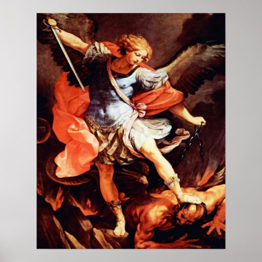 St Michael Archangel 02A Poster | Zazzle
