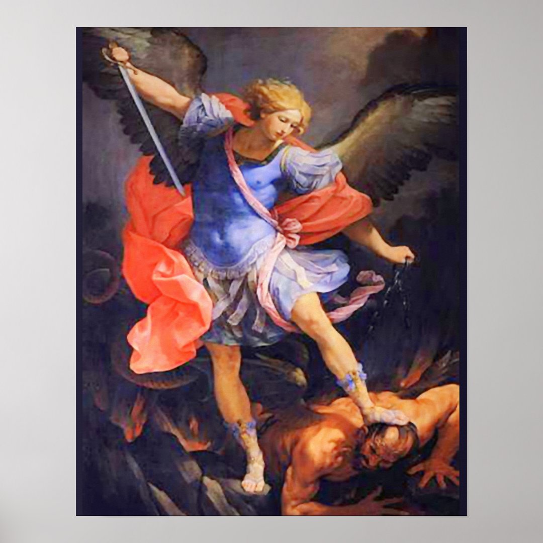 St Michael Archangel 03A Poster | Zazzle