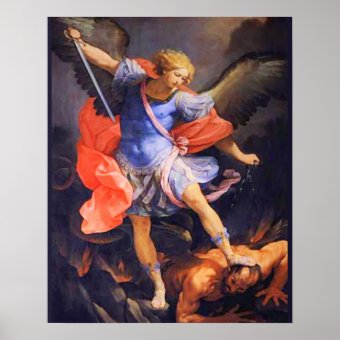St Michael Archangel 03A Poster | Zazzle
