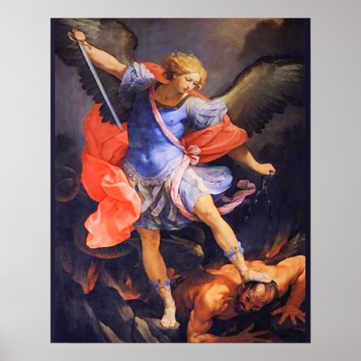 St Michael Archangel 03A Poster | Zazzle