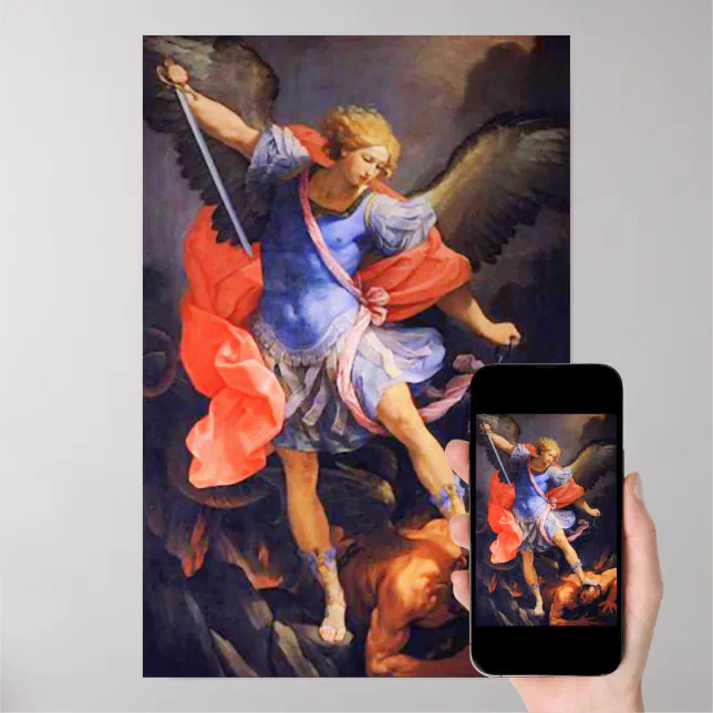 St Michael Archangel 03B Poster | Zazzle