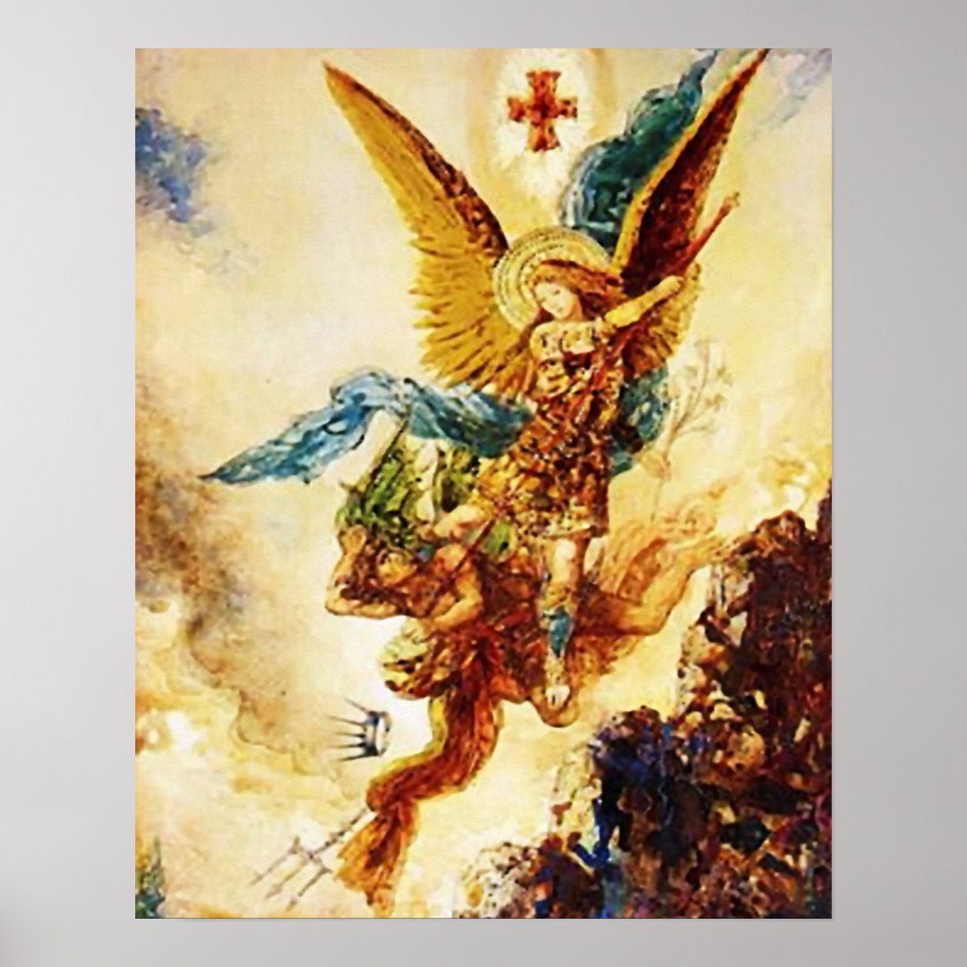 St Michael Archangel 04A Poster | Zazzle