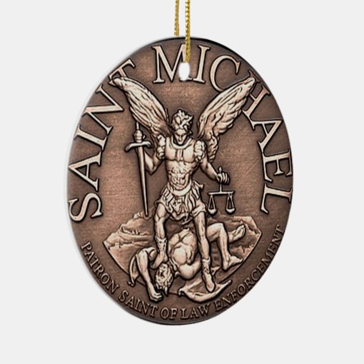 St. Michael ornament | Zazzle