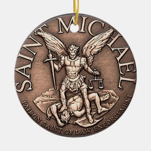 St. Michael ornament | Zazzle
