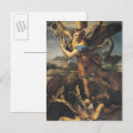 St. Michael Overwhelming the Demon, 1518 Postcard | Zazzle