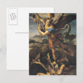 St. Michael Overwhelming the Demon, 1518 Postcard | Zazzle
