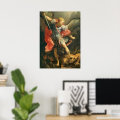 St. Michael the Archangel Catholic Angel Religious Poster | Zazzle