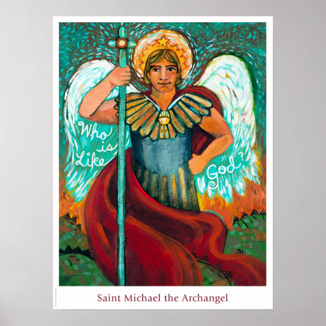 St. Michael the Archangel Classroom poster | Zazzle