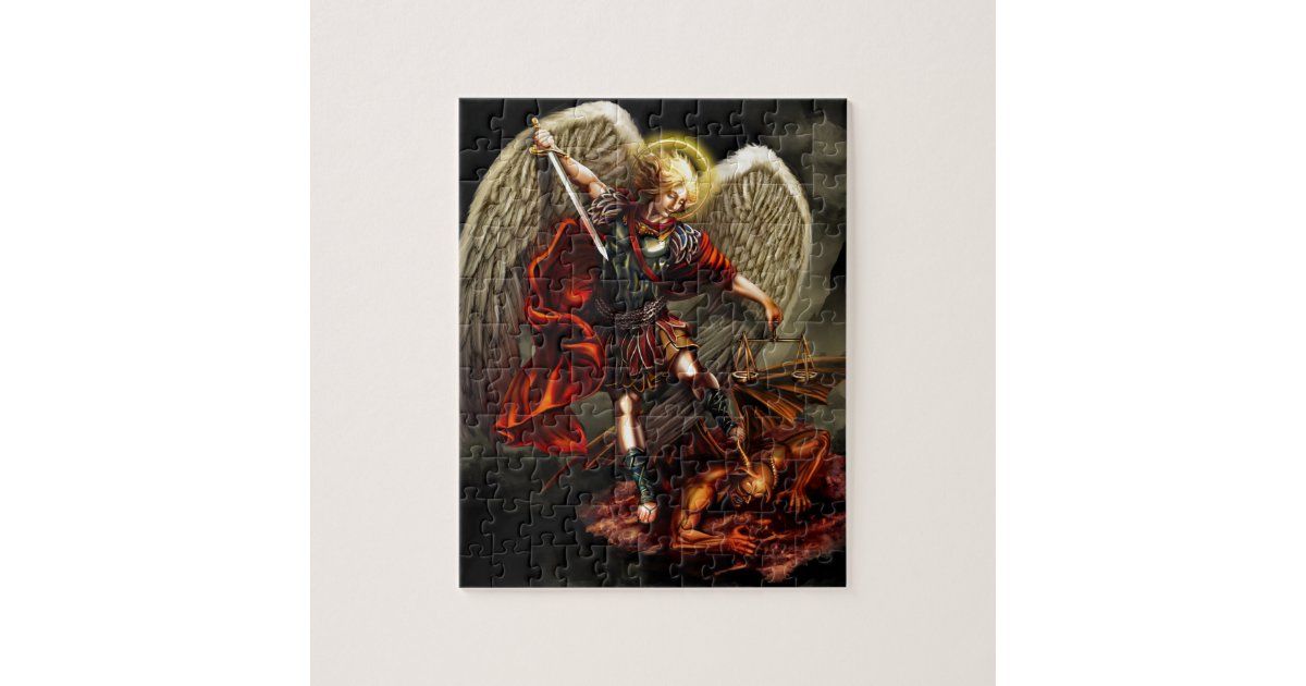 St. Michael the Archangel Jigsaw Puzzle | Zazzle