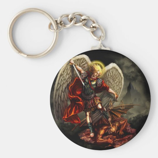 St. Michael the Archangel Keychain | Zazzle.com