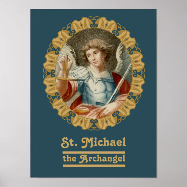 St. Michael the Archangel (M 010) Poster | Zazzle