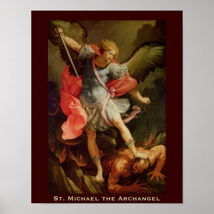 St. Michael the Archangel Poster | Zazzle.com