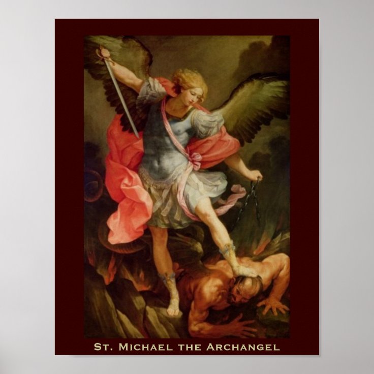 St. Michael the Archangel Poster | Zazzle