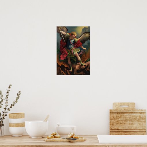 St. Michael the Archangel Poster | Zazzle