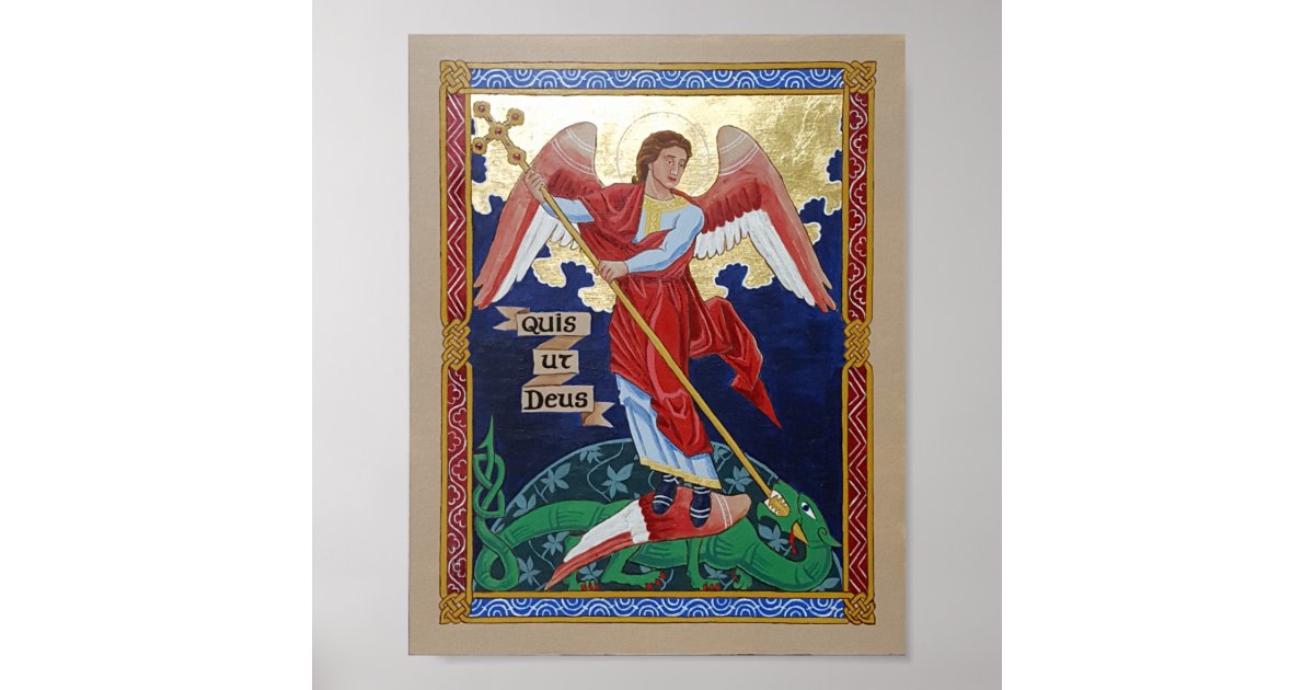 St. Michael the Archangel Poster | Zazzle