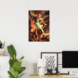 St. Michael the Archangel Poster | Zazzle