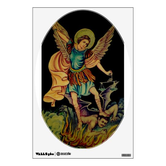 St. Michael The Archangel Wall Decal | Zazzle.com