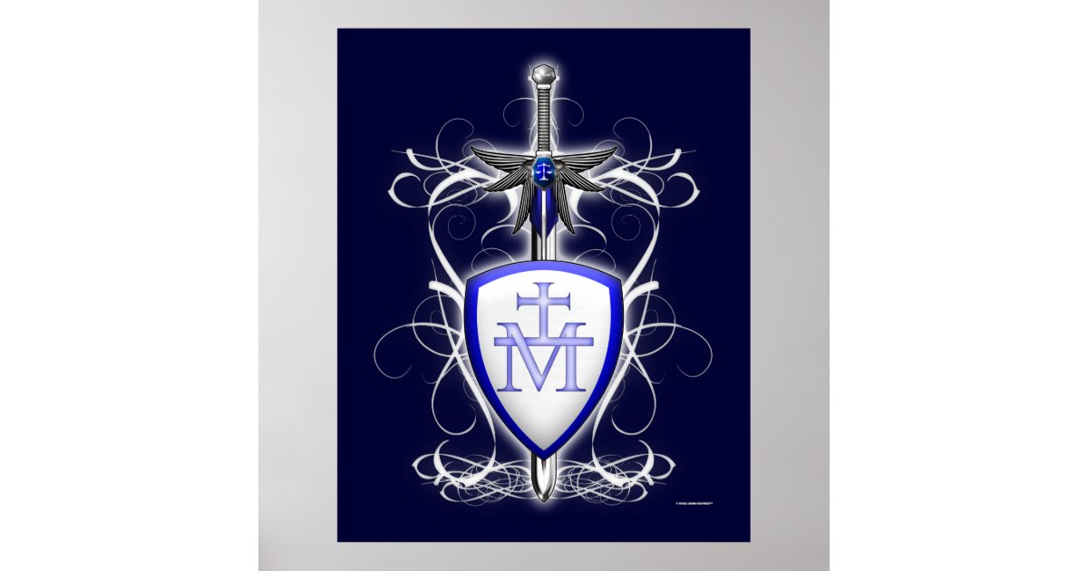 St. Michael's Sword Poster | Zazzle