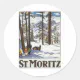 St.Moritz Classic Round Sticker | Zazzle