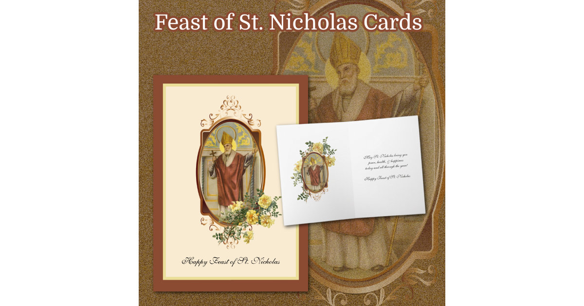 St. Nicholas Catholic Feast Day Religious Holiday | Zazzle