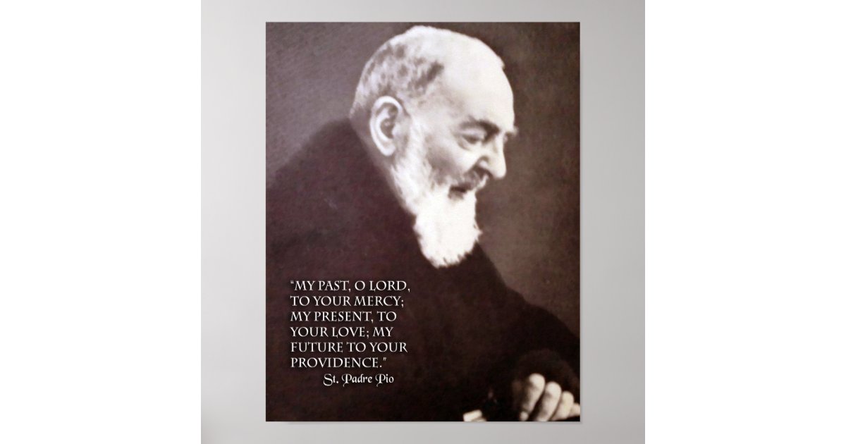 St. Padre Pio Poster | Zazzle