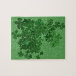 St. Patrick’s Day Shamrock Jigsaw Puzzle | Zazzle