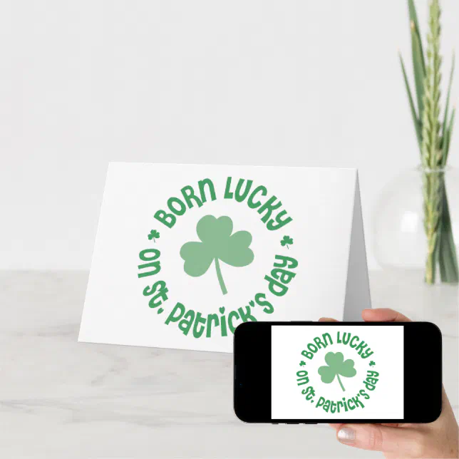 St Patricks Day Birthday Card | Zazzle