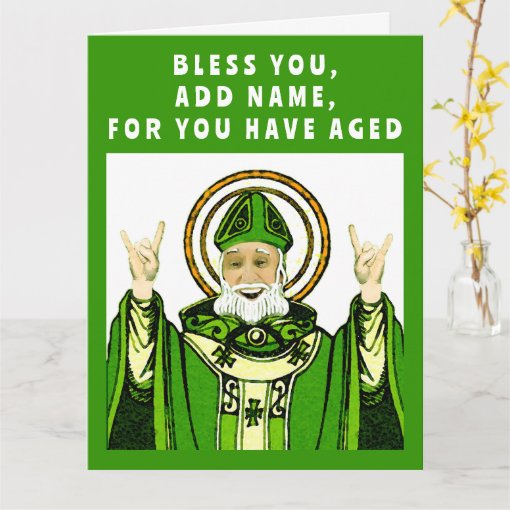 St. Patrick's Day Birthday Card | Zazzle