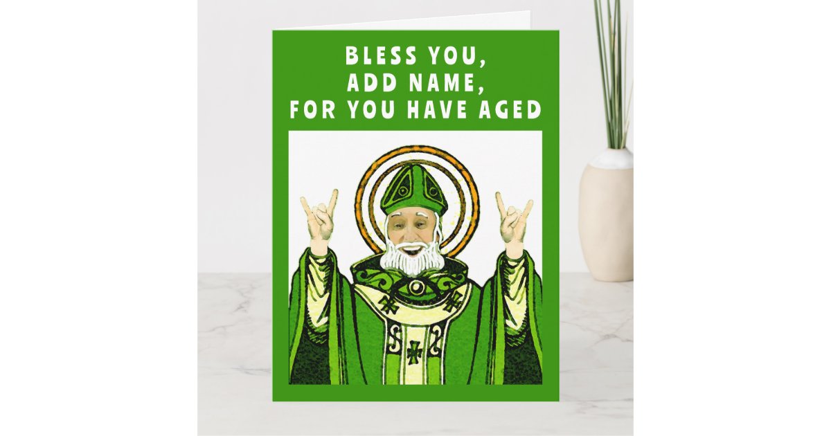 St. Patrick's Day Birthday Card | Zazzle