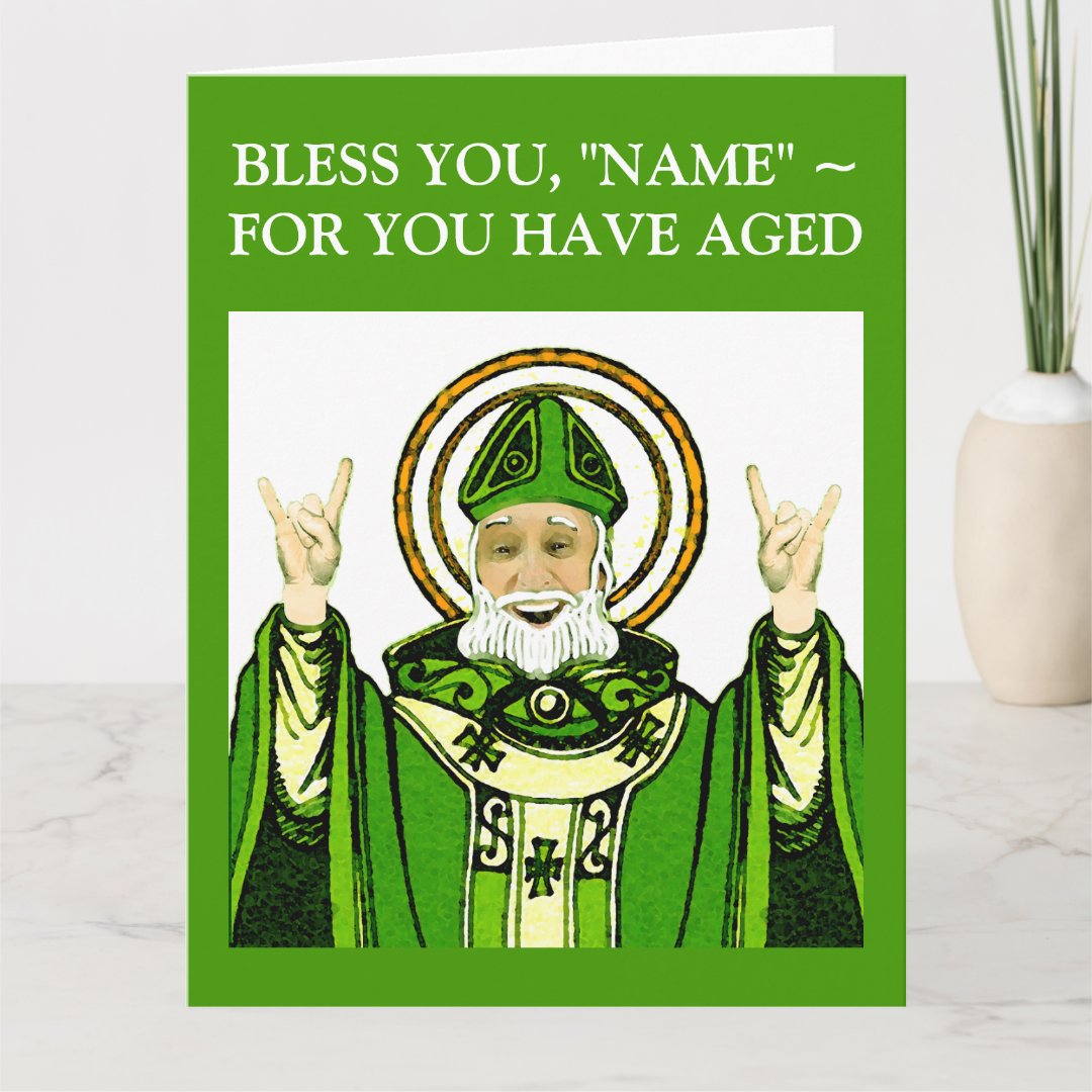 St. Patrick's Day Birthday Card | Zazzle