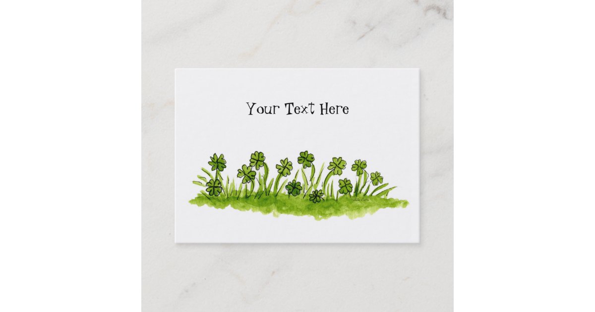 St. Patrick's Day Business Card | Zazzle