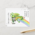 St. Patrick's Day Dragon postcard | Zazzle