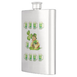 St. Patrick's Day Flask | Zazzle