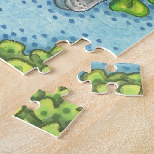 St. Patrick's Day IRISH GIRAFFE & SHAMROCKS PUZZLE | Zazzle