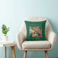 St Patrick's Day Leprechaun Cat Throw Pillow | Zazzle