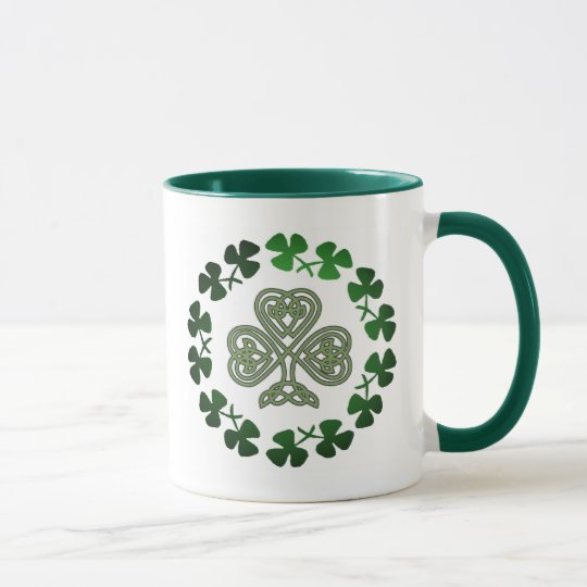 St. Patrick's Day Shamrock coffee mugs & drinkware | Zazzle.com