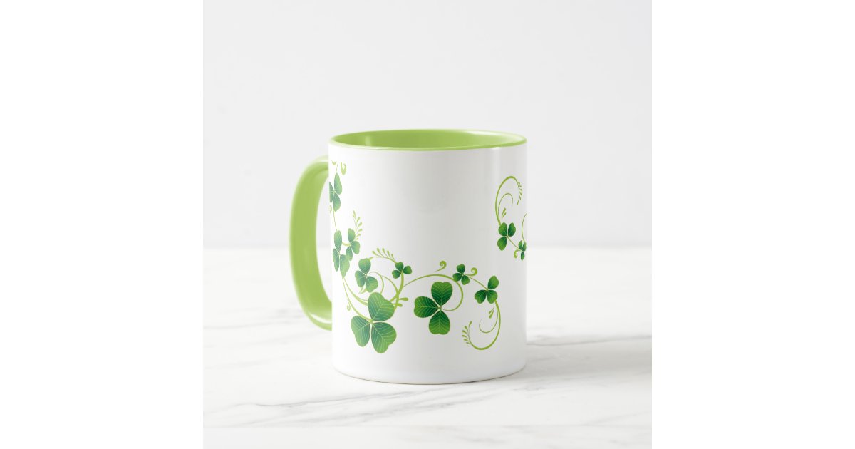 St. Patrick's Day Shamrock Mug | Zazzle