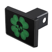 St Patricks Day spooky shamrock Tow Hitch Cover | Zazzle