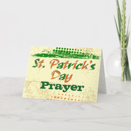 St. Patrick's Prayer, Christ Within Me Card | Zazzle.com