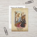 St. Peregrine Patron Saint of Cancer Holy Card | Zazzle