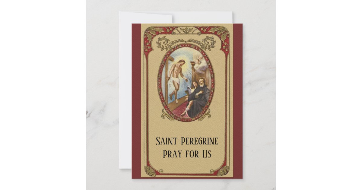 St. Peregrine Patron Saint of Cancer Patients | Zazzle.com