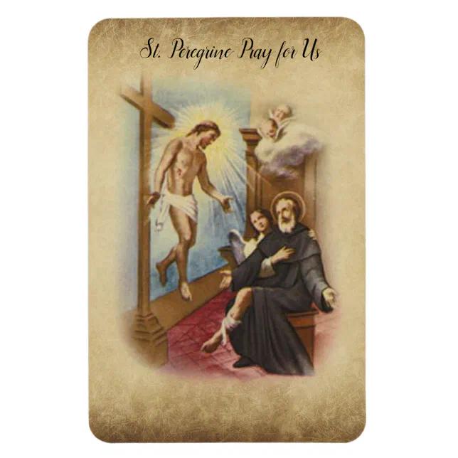St. Peregrine Patron Saint of Cancer Patients Magnet | Zazzle