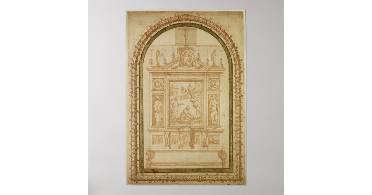 St. Peter Fishing, study for the Altar Poster | Zazzle