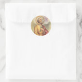 St. Peter the Apostle First Pope Classic Round Sticker | Zazzle