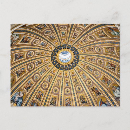 St. Peter's Basilica Dome - Vatican, Rome, Italy Postcard | Zazzle.com