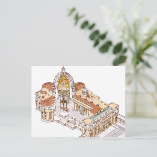St. Peter's Basilica. Vatican City Rome. Italy Postcard | Zazzle