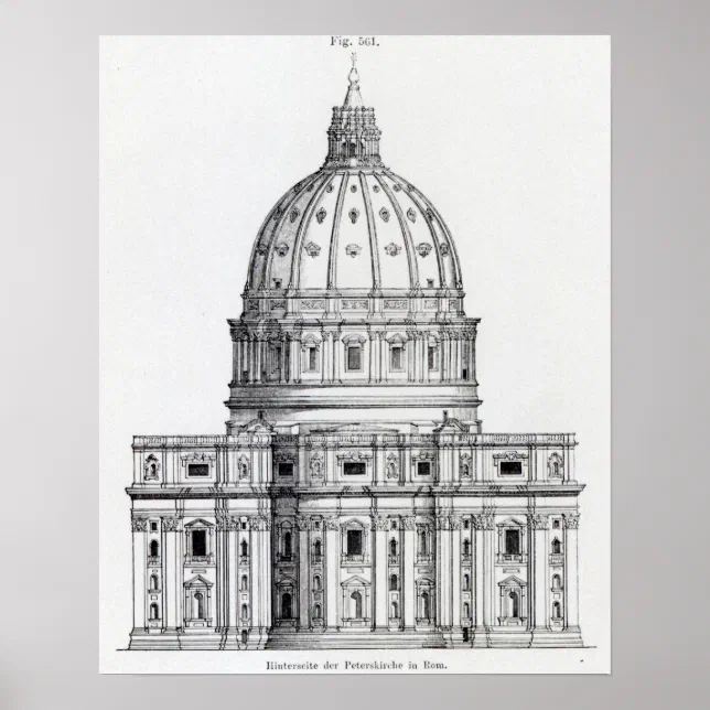 St. Peter's, Rome Poster | Zazzle